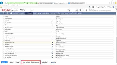 applying custom segments to transactions keystone business services