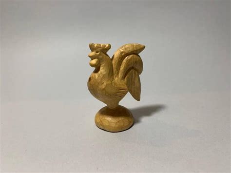 Статуетка з дерева фігурка з дерева статуетка петух скульптура з
