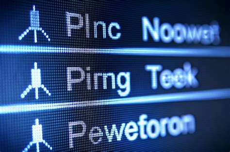 Troubleshooting Network Closeup Of Ping Command Test Premium Ai Generated Image
