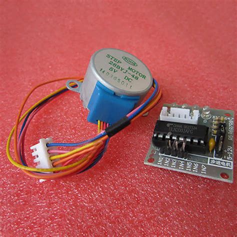 V Stepper Motor BYJ With Drive Test Module Board ULN Line Phase B In Stepper
