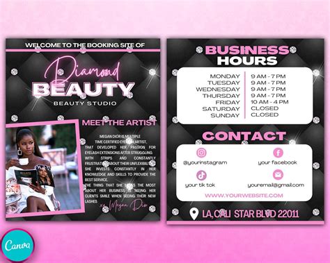 Acuity Scheduling Template Acuity Site Template Makeup Etsy