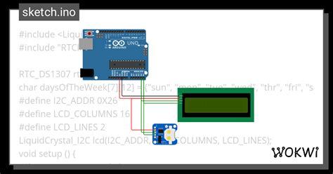 Project Clock Ino Uncompleted Wokwi ESP32 STM32 Arduino Simulator