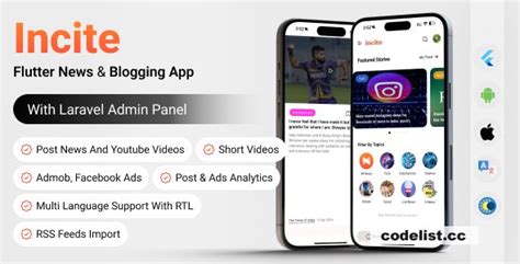 Incite News App V30 Short News App Complete Solution Premium