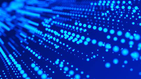 디지털 기술 배경 발광 입자의 지시 된 스트림 빅 데이터 시각화 3d 렌더링 0명에 대한 스톡 사진 및 기타 이미지 0명