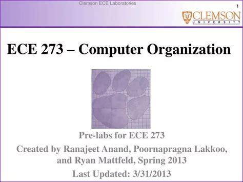PPT ECE Computer Organization PowerPoint Presentation Free Download ID