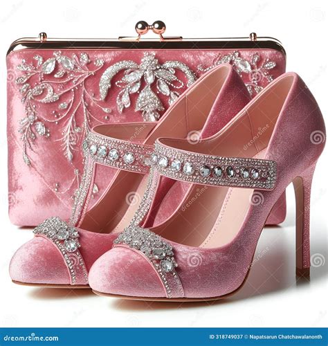 Luxurious Flourish Gold High Heels With Elegant Patterns Royalty Free Stock Photo