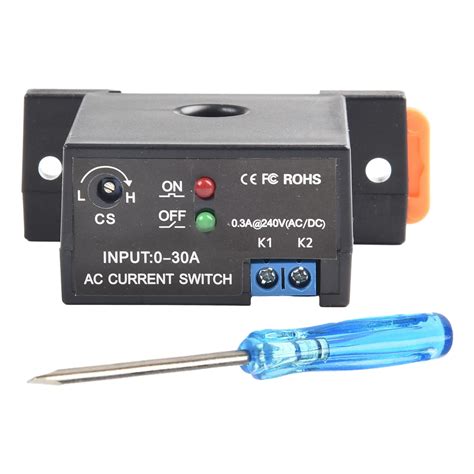 Flameproof Adjustable AC Current Sensing Switch Self Powered Sensing Switch Monitoring Relay