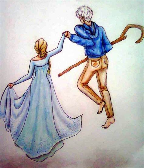 Jelsa ♥ Jelsa Jack Frost And Elsa Jack Frost
