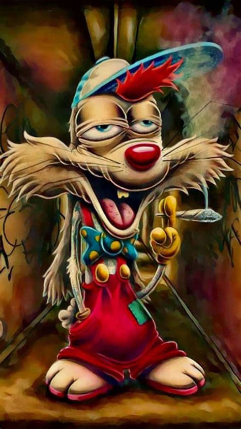 Roger Rabbit Cartoon Character Smoking Wallpaper Wallpapersok