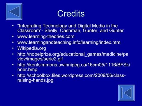 Behaviorism Theory Of Learning Ppt