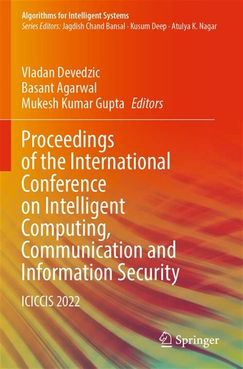 알라딘 Proceedings Of The International Conference On Intelligent