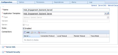 Documentation GWE Deployment ConfiguretheBackendServer Genesys Documentation