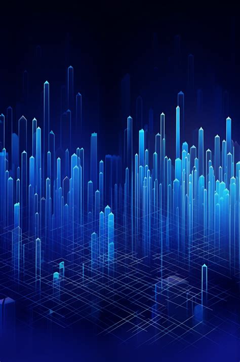 Ai数字艺术抽象流数据流科技风背景图