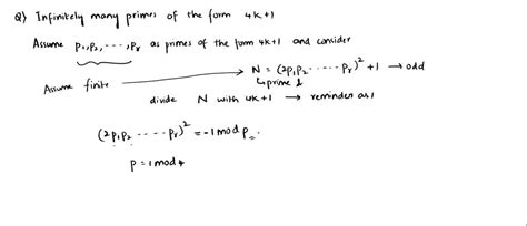 Solved 12 Prove That There Are Infinitely Many Composite Numbers Of The Form Sk 2 Where