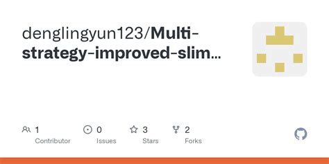 Github Denglingyun123multi Strategy Improved Slime Mould Algorithm