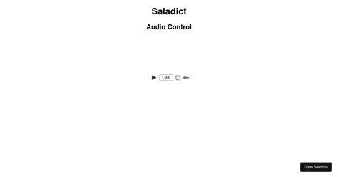 React Audio Waveform Examples CodeSandbox