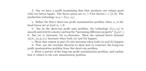 Solved Consider A Two Person Exchange Economy Over Two Chegg Com