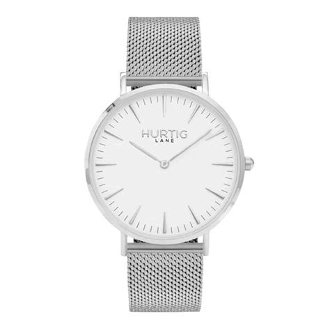 Project Cece Watch Lorelai Silver White And Silver Men