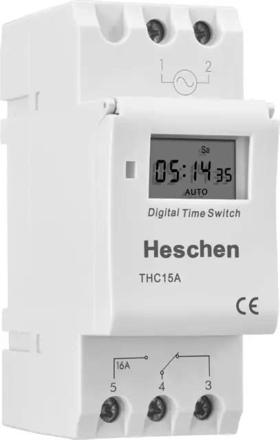 DIGITAL LCD POWER Weekly Programmable Timer Relay Switch THC A AC V Am PicClick UK