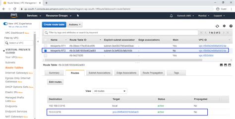 How To Configure VPC Peering Between Two Different Regions KTEXPERTS
