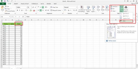 Cara Mudah Mengunakan Filter Otomatis Microsoft Excel Update Informasi