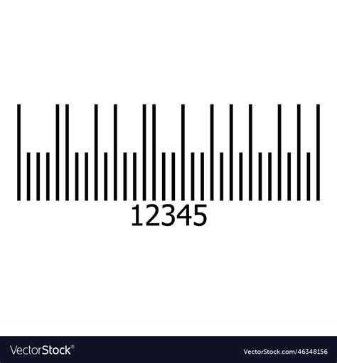 Bar Code Label Design Element Royalty Free Vector Image