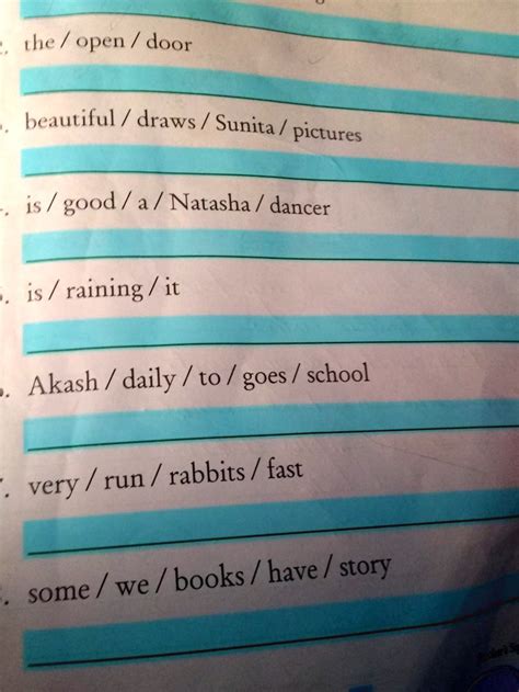 solved rearrange the words in the correct order and make meaningful