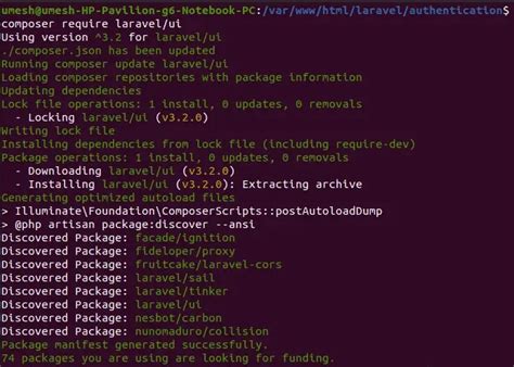 How To Create User Authentication In Laravel 8 Using Ui Auth Package