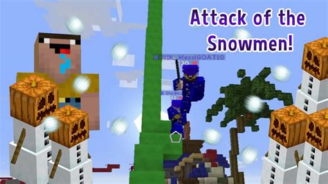Hypixel Minecraft Bedwars Frosty Challenge Youtube