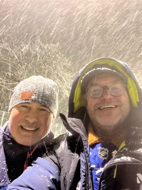 Anthony Benavides And Michael P Baitinger And I Had Our Work Cut Out For Us Tonight Shoveling