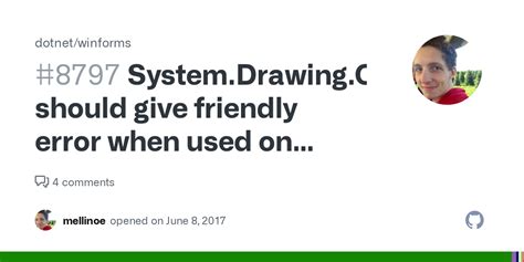 System Drawing Common Should Give Friendly Error When Used On Nano Issue Dotnet