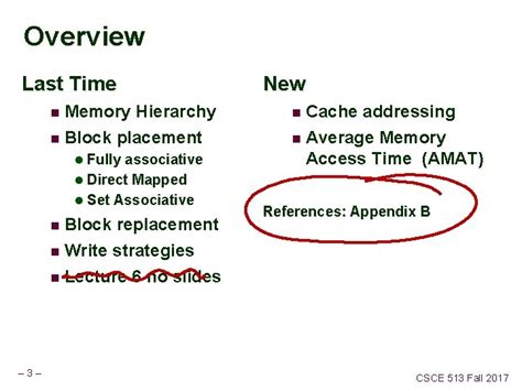 Csce 513 Computer Architecture Lec 07 Memory Hierarchy
