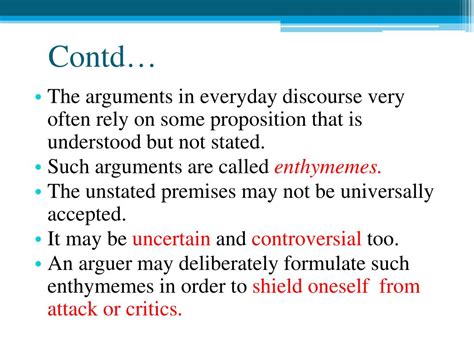 ppt arguments identification conclusion and premise indicators