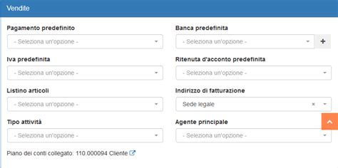 ANAGRAFICA CLIENTE MASTRINO Collegamento Semplice Dall Anagrafica E