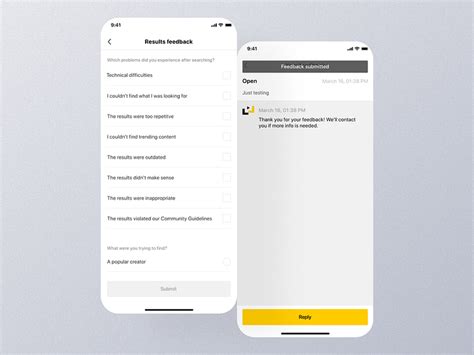 Feedback Mobile App Ui By Ui Ants On Dribbble