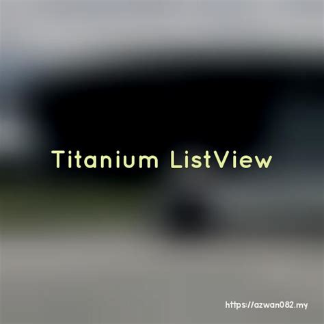 Titanium Listview Example At Hamish Sutherland Blog