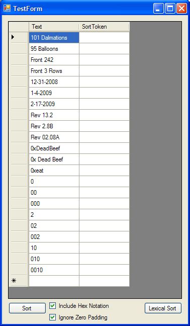 String Extension Method Mixed Alphanumeric Sort Order Codeproject