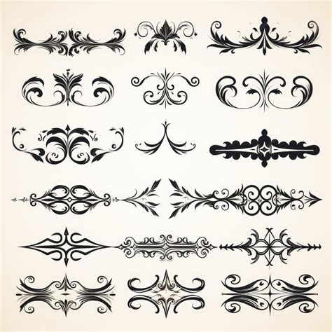 Premium Photo Set Of Text Delimiters For Your Projects Ai Generative