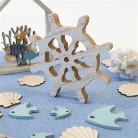 Barre De Navigation En Bois Theme Mer Décoration Mariage Pas Cher