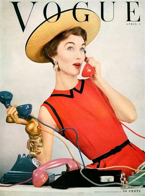 1953 Evelyn Tripp Vogue April 1953 Photo Erwin Blumnfeld Vintage