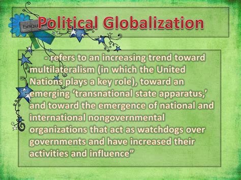 Ppt Political Globalization Powerpoint Presentation Free Download Id 1682880