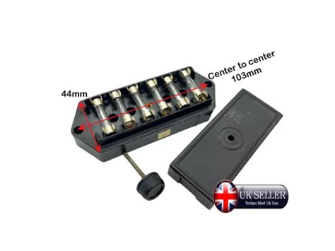 Fuse Box With Fuse Junction Box For Massey Ferguson Tractor 6 Fuse Plug Slots £19 50 Picclick Uk