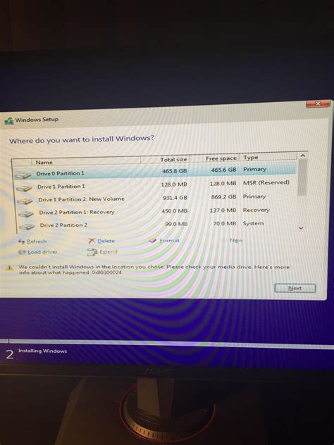 Windows Cannot Install Help R Pcmasterrace