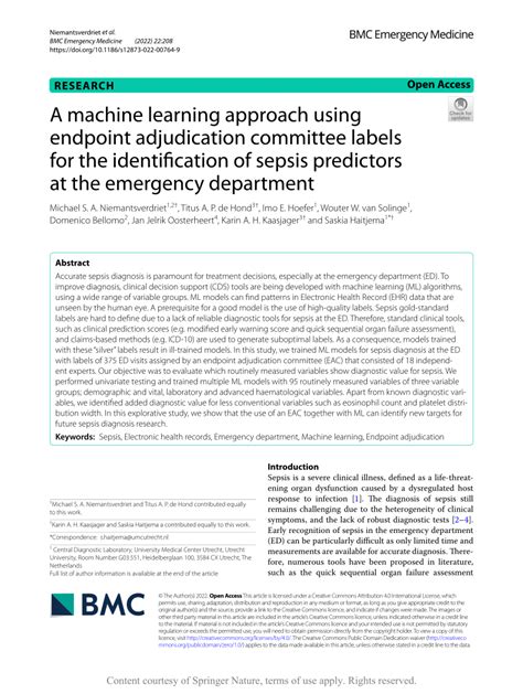 Pdf A Machine Learning Approach Using Endpoint Adjudication Committee Labels For The
