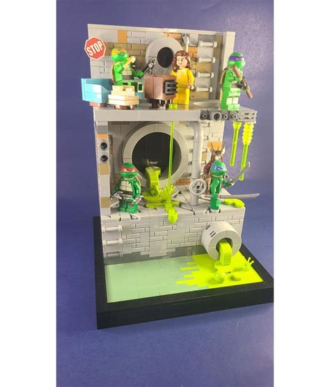 Lego Moc Tmnt Sewer Diorama Moc Part 2 Teenage Mutant Ninja Turtles