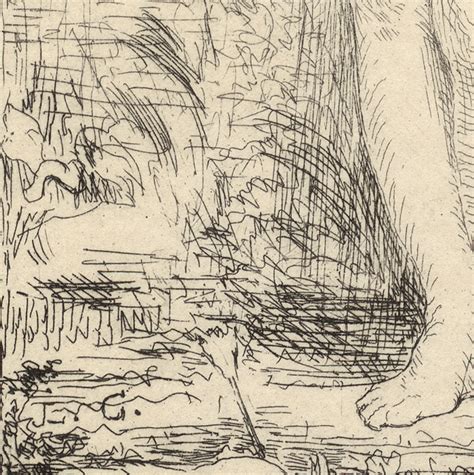 Prints And Principles Jean Louis Charbonnels Etching Nude Girl