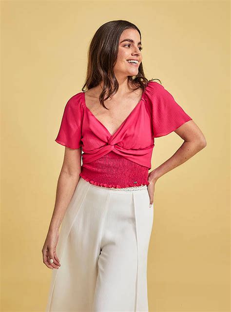 Ripley BLUSA MUJER EXIT BLUSAS RAYON ALE V23EXBL049