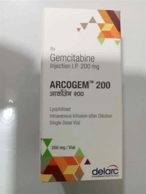 Gemcitabine 200 Mg Injection At ₹ 600 Vial Gemcitabine Injection In New Delhi Id 26451204012