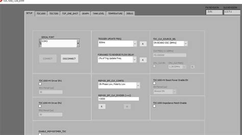 Tdc1000 Tdc1000tdc7200 Evm Gui Error Message Need Suggestions
