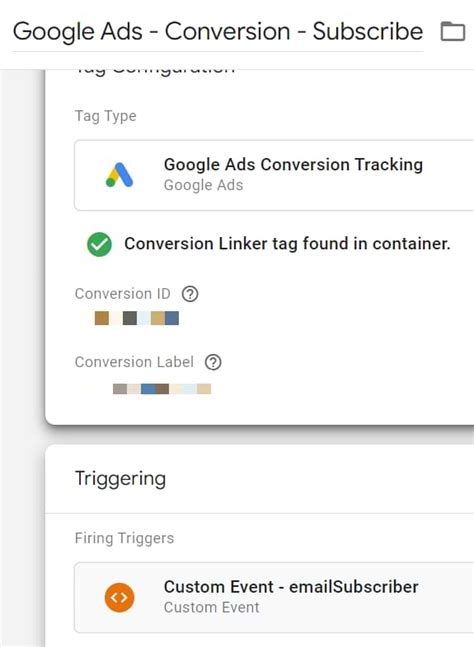 Google Ads Conversion Tracking With Google Tag Manager